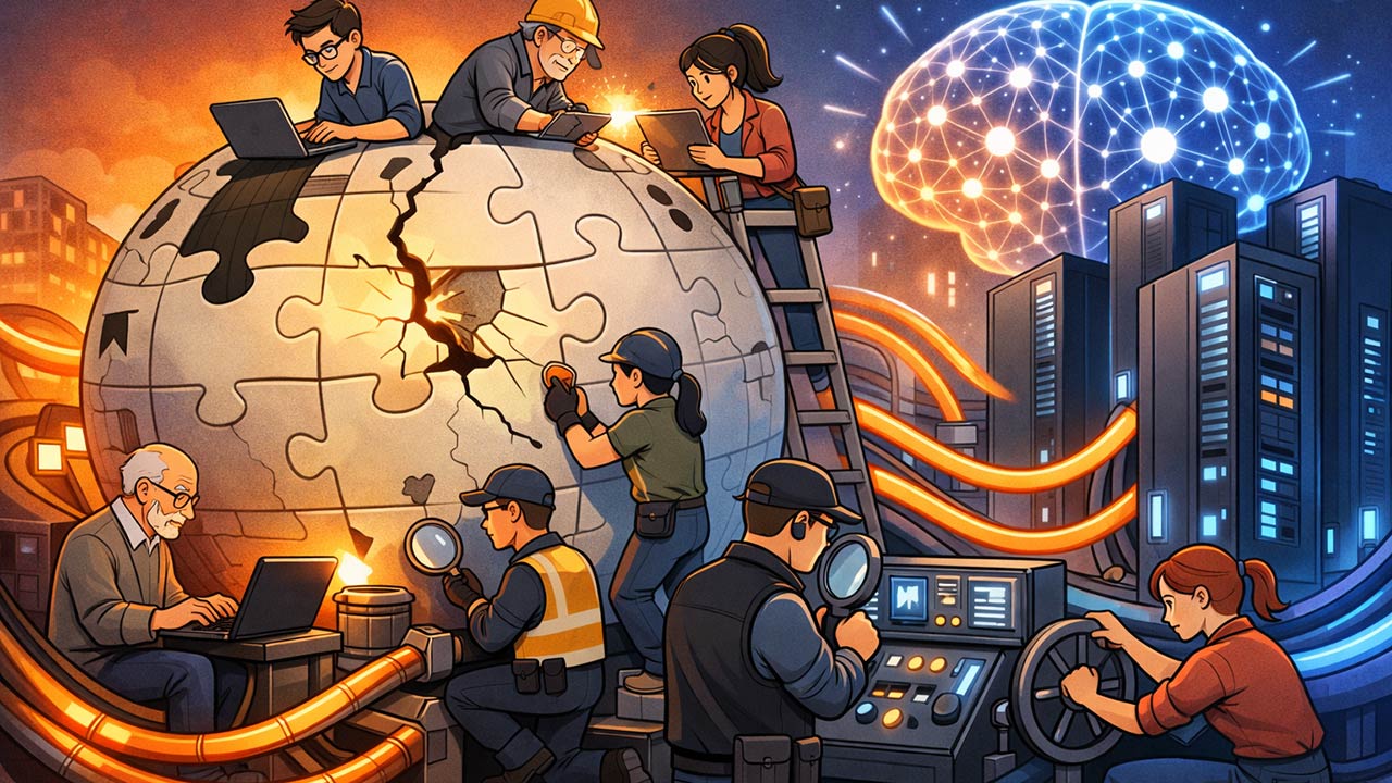 AI Pays Wikipedia - The Spotted Cat Magazine